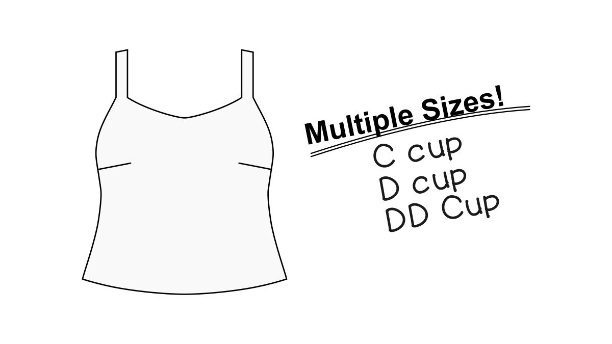 Best Camisole Sewing Patterns for Large Busts (Multiple Cup Sizes)