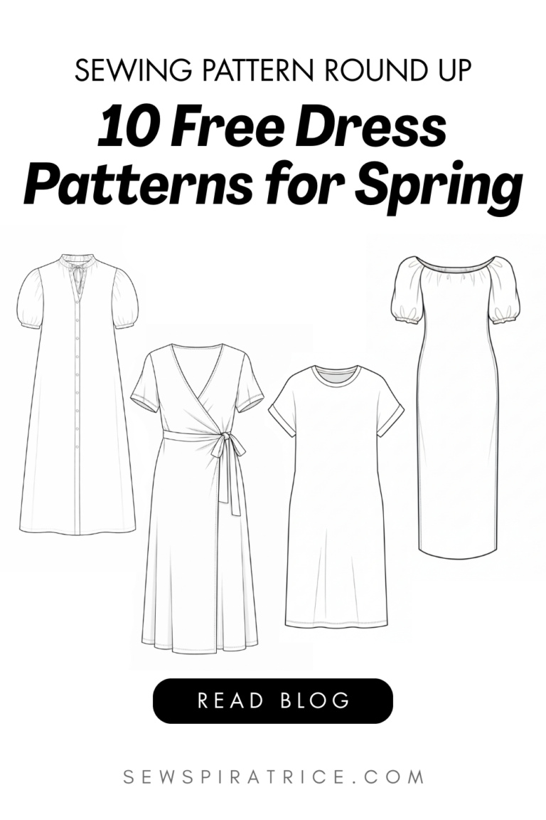 10 Free Spring Dress Sewing Patterns That Are Easy to Sew